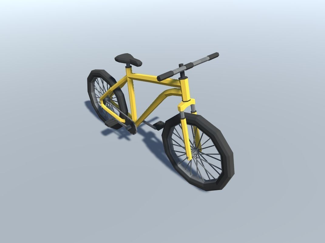 3D model Bike Bicycle Lowpoly VR / AR / low-poly | CGTrader