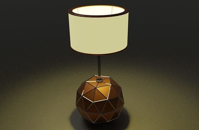 Decorative table lamp 3d model free 3D model | CGTrader