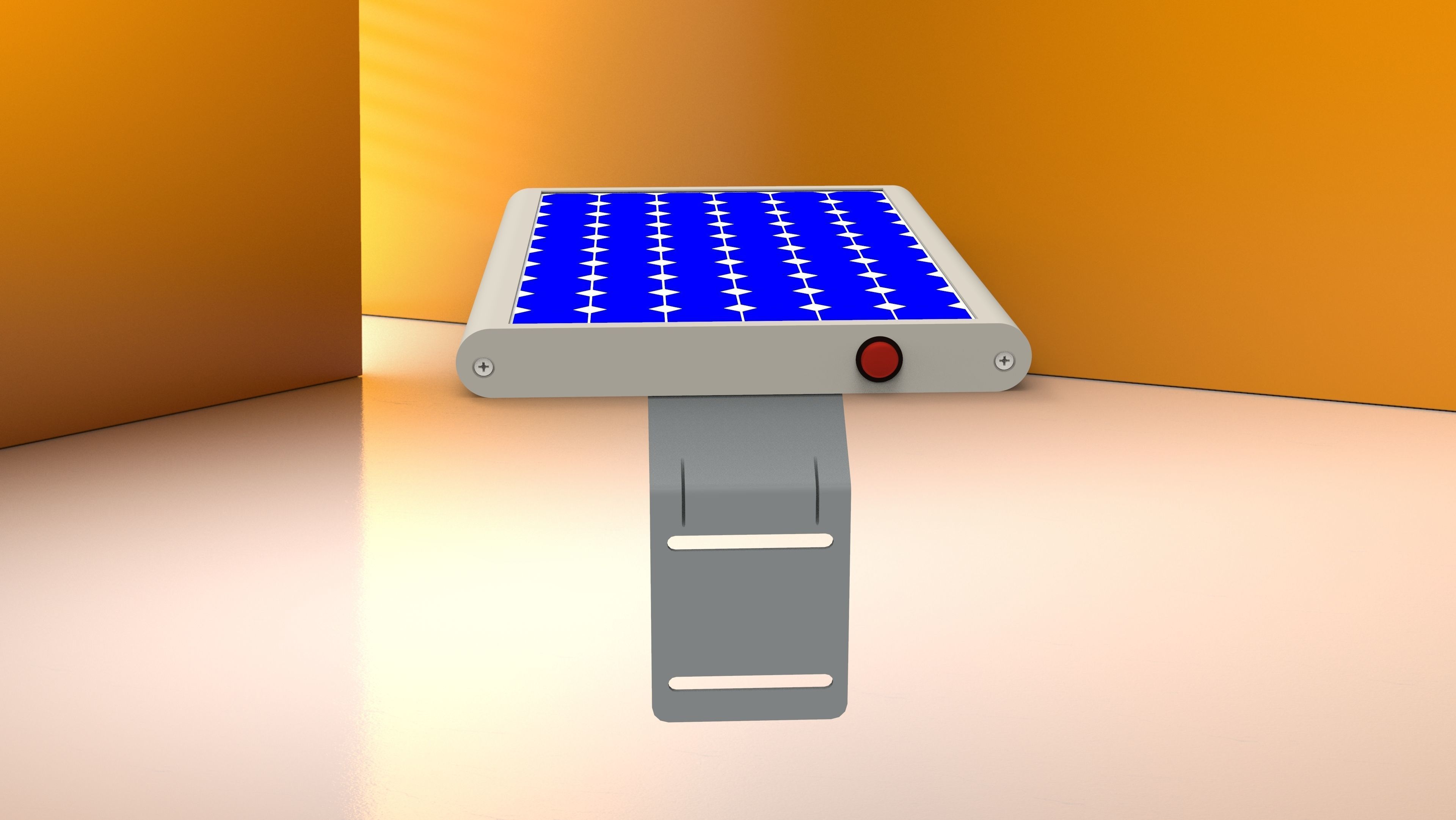 Solar street lights 3D model | CGTrader