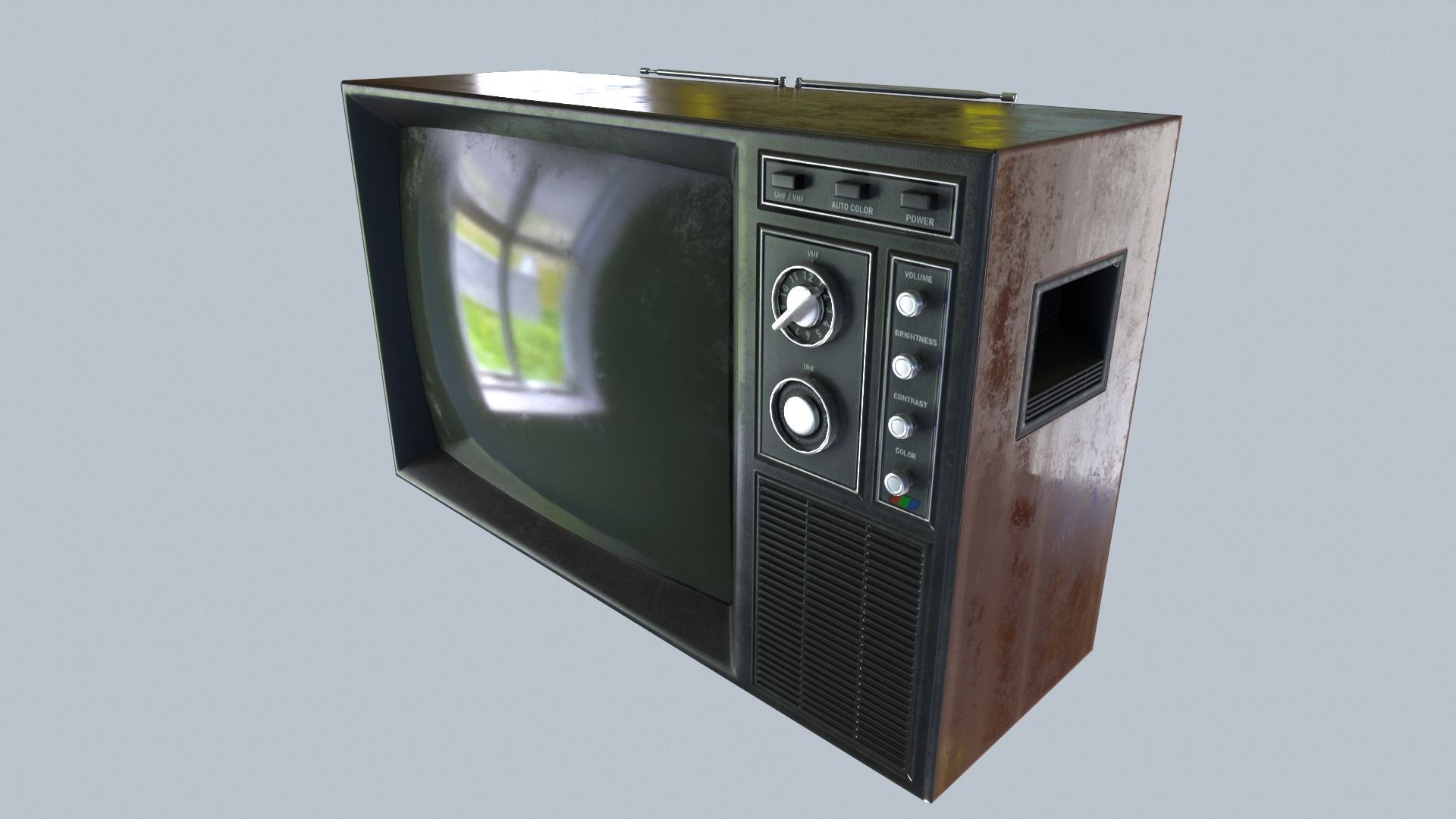 3D model Television vintage VR / AR / low-poly | CGTrader
