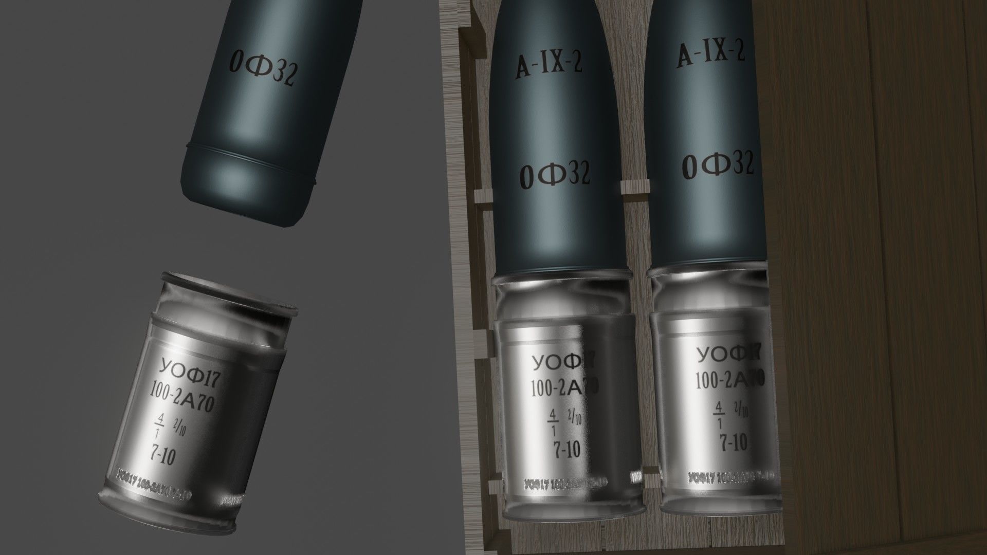 Tank shell collection 3D model | CGTrader