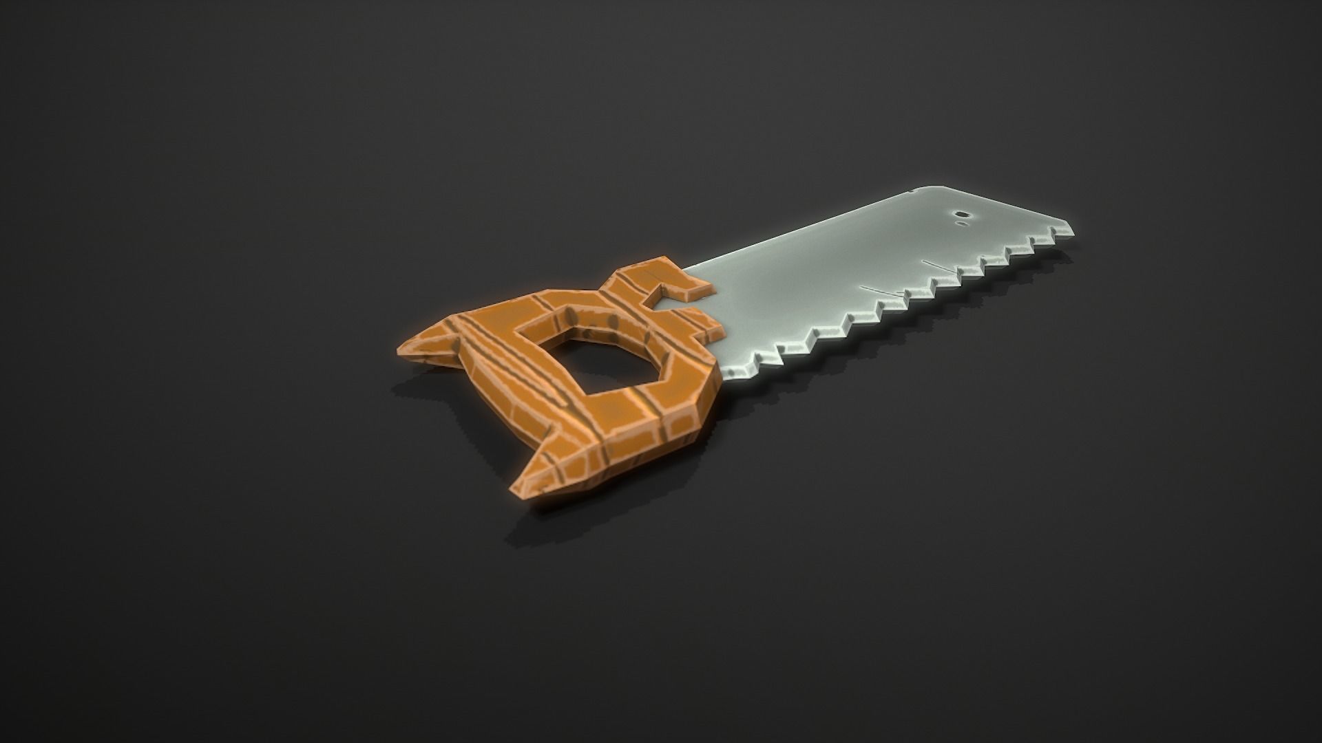 3D model Stylized Saw VR / AR / low-poly | CGTrader