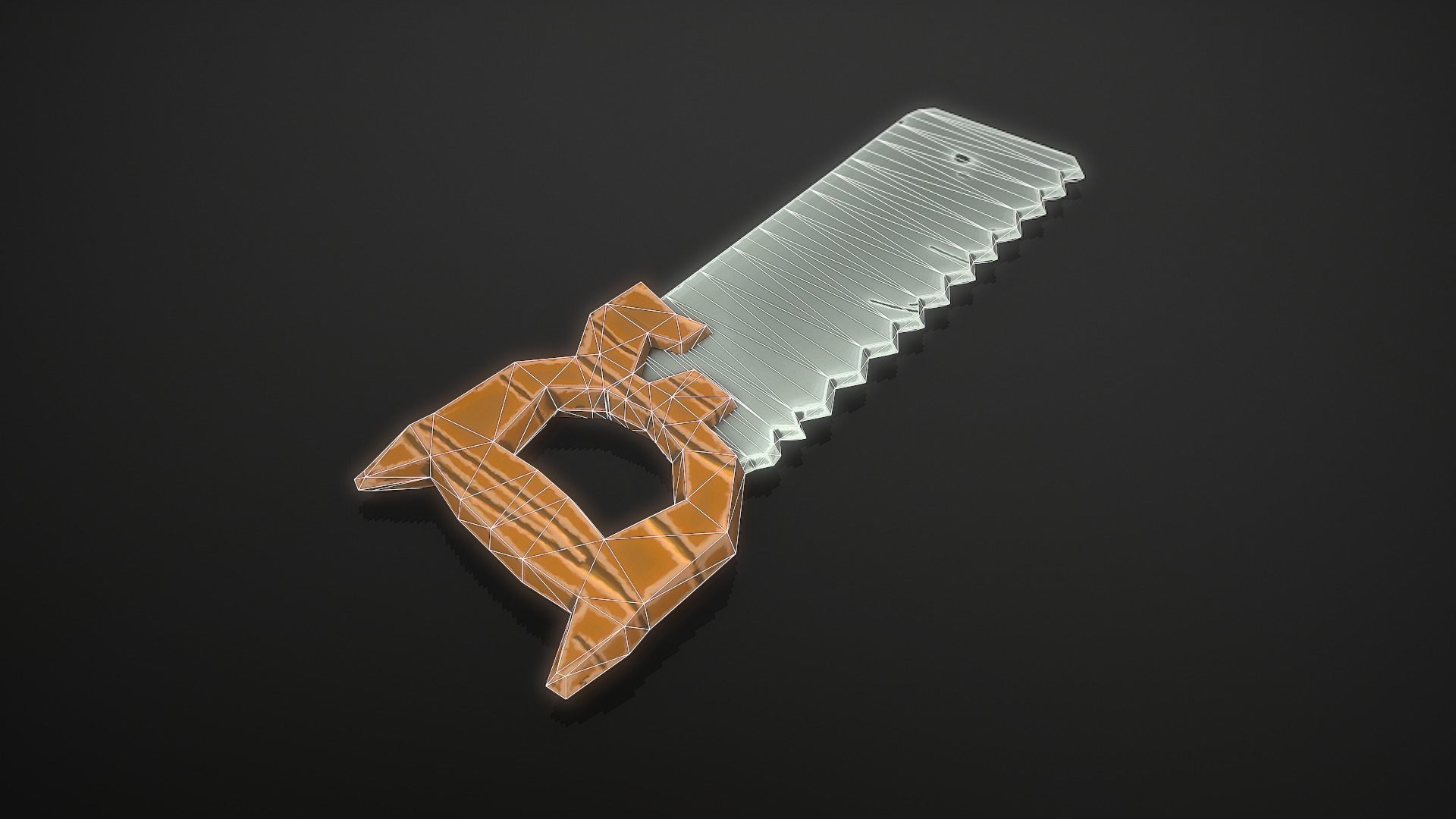 3D model Stylized Saw VR / AR / low-poly | CGTrader