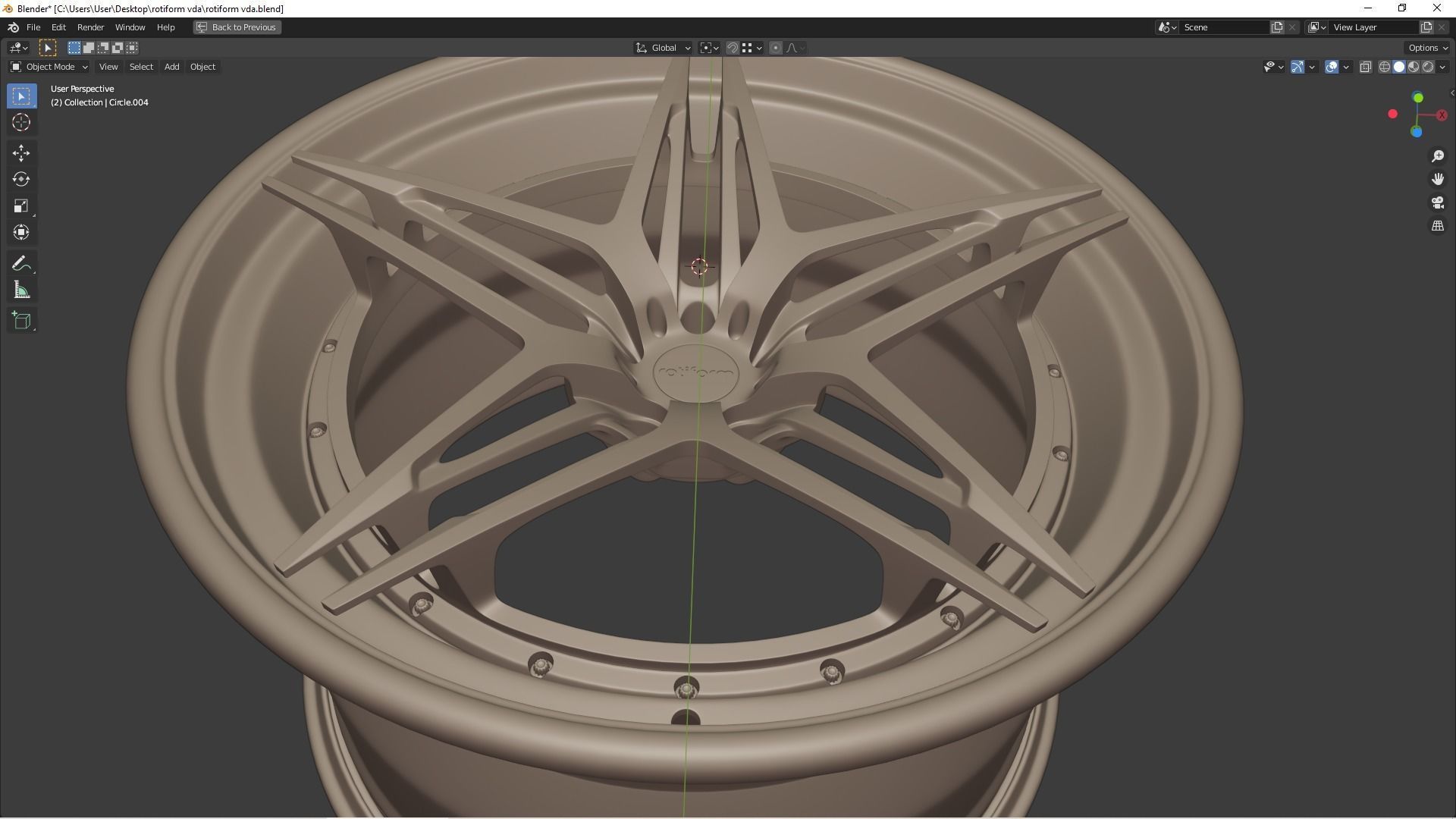 Rotiform VDA 3D model | CGTrader