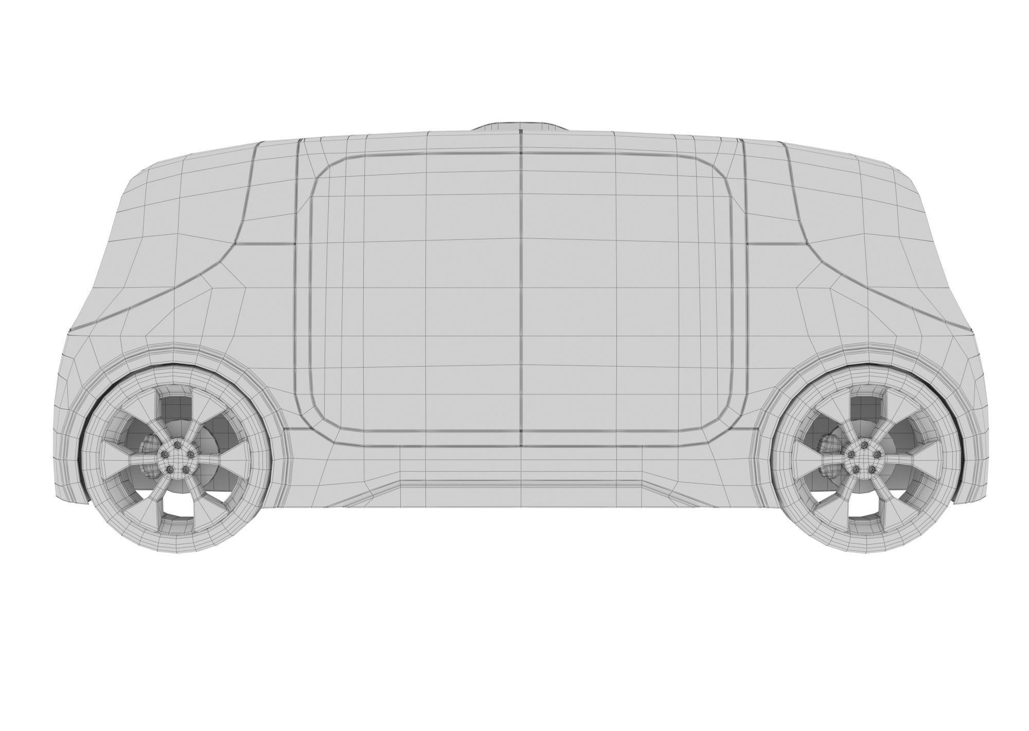 Jaguar Land Rover Vector Electric Shuttle with Interior 3D model | CGTrader