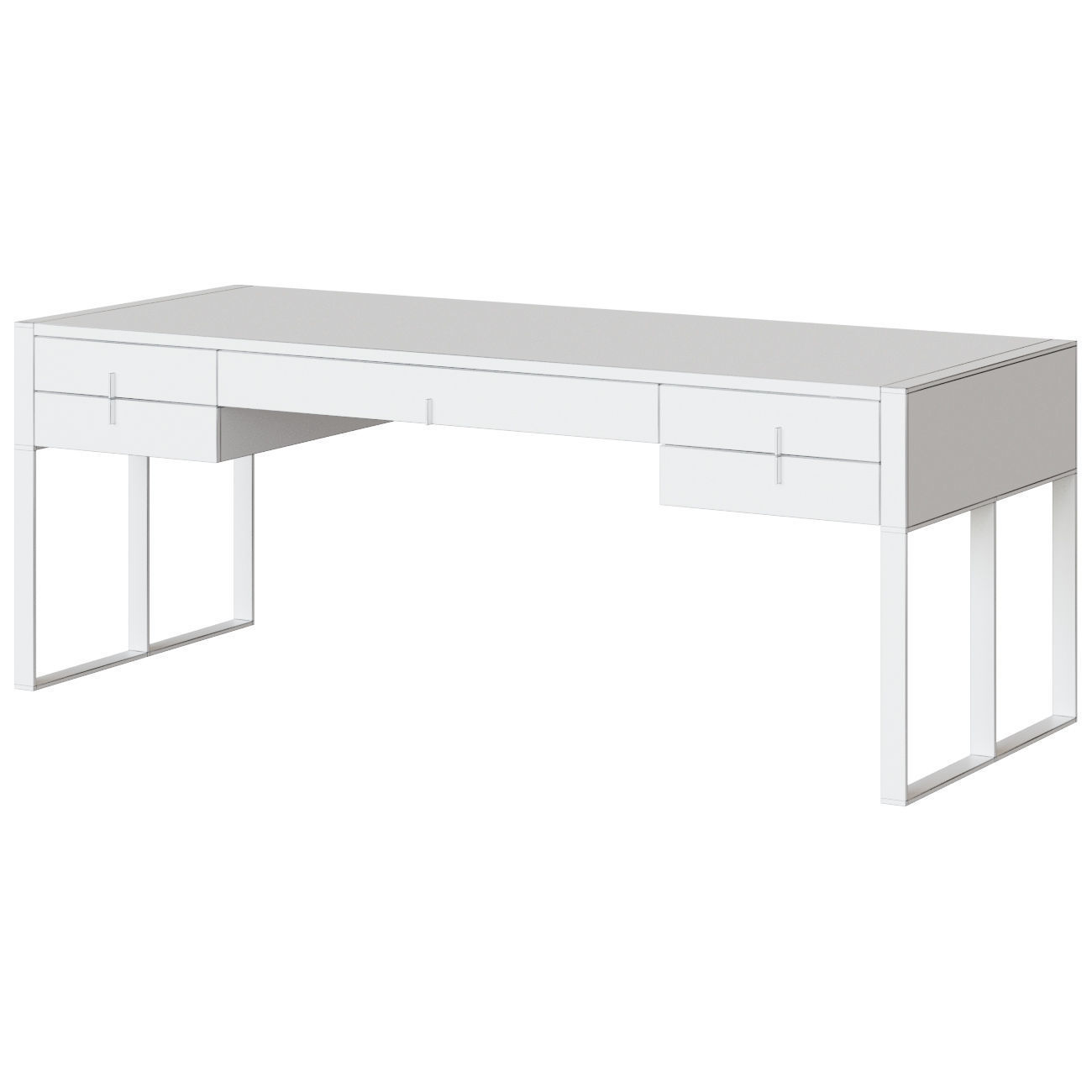 Allie writing desk 3D model | CGTrader