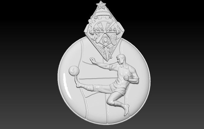 Badge Man 2 3D model 3D printable | CGTrader