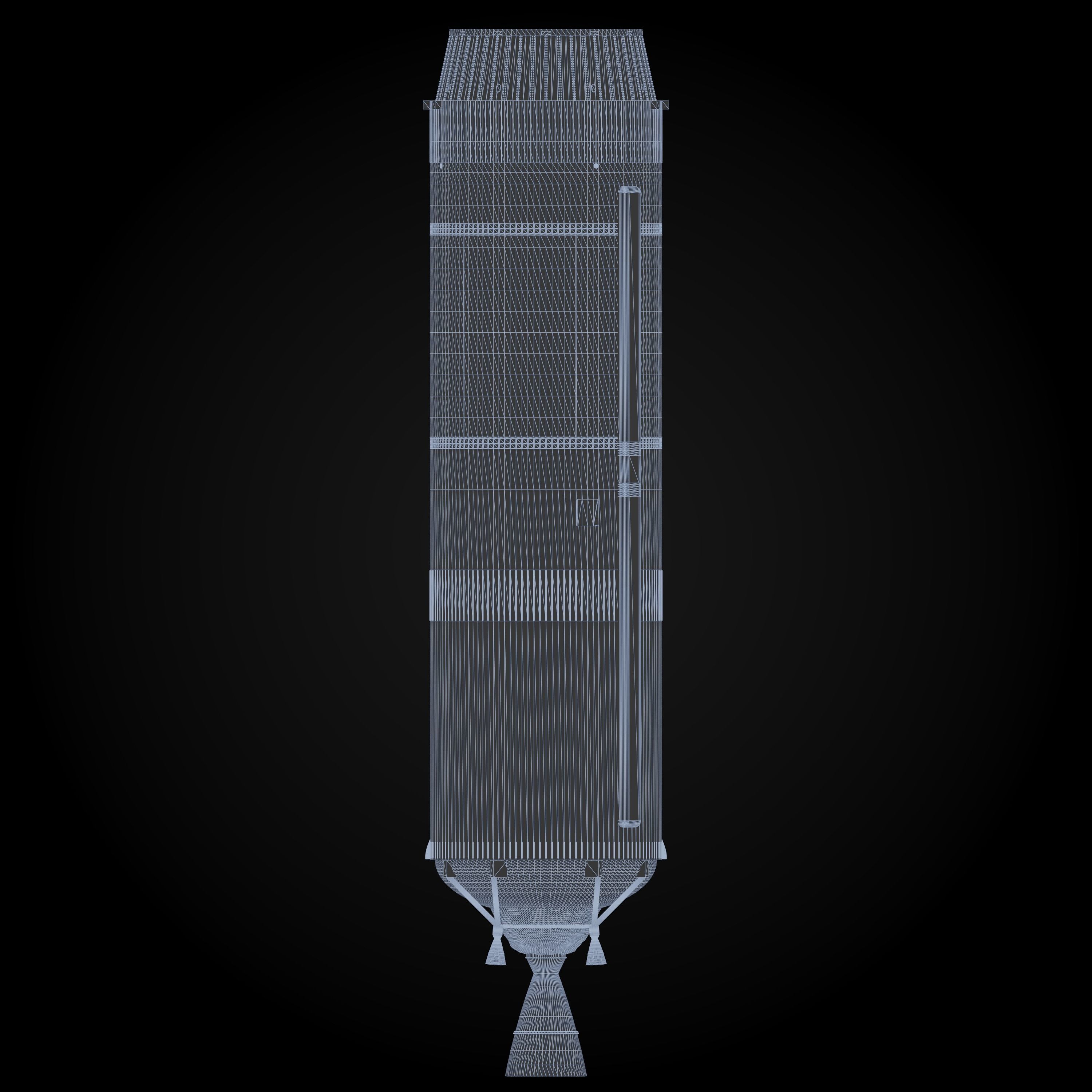 Long March 2F Rocket 3D model | CGTrader