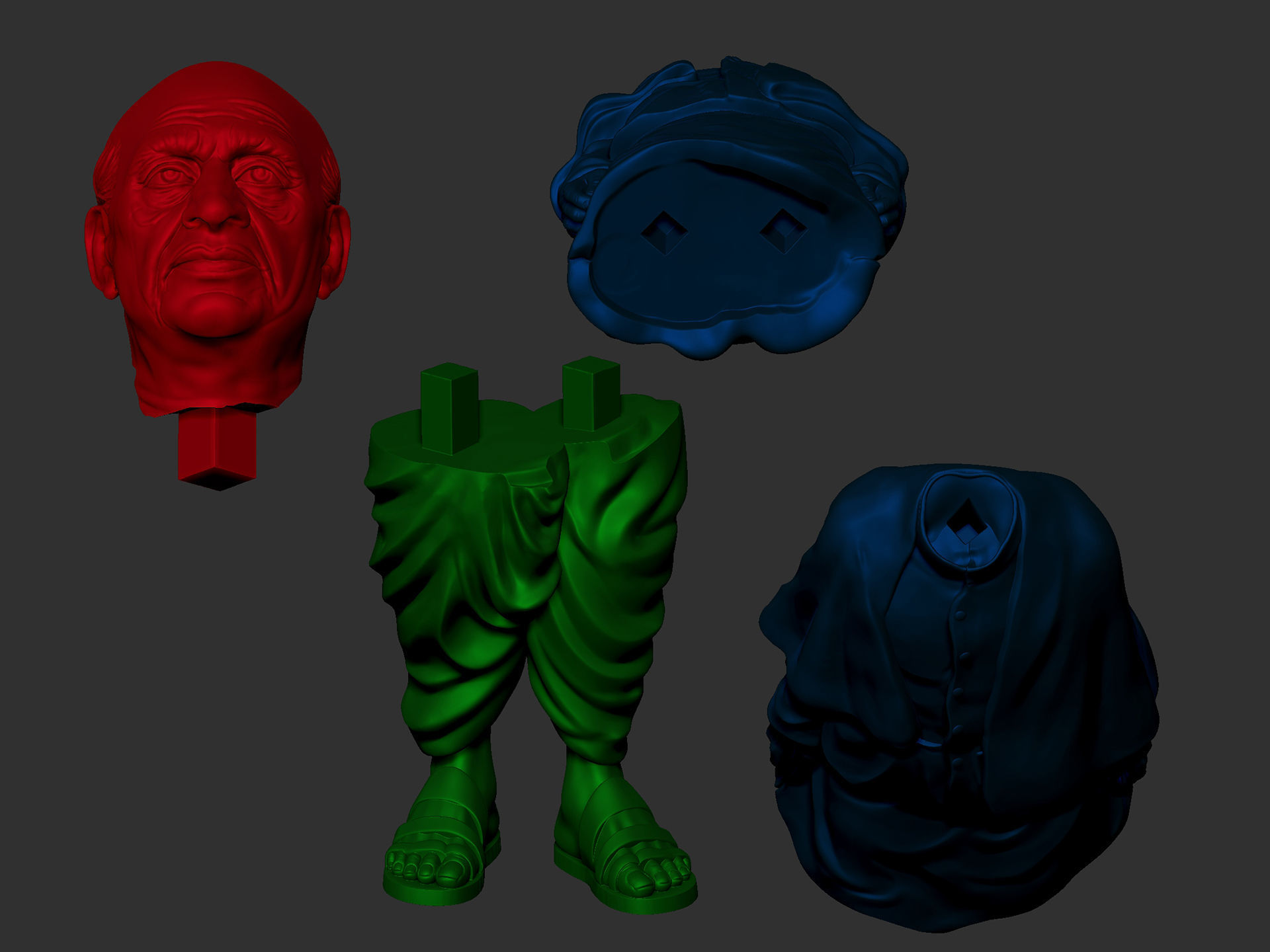 statue of unity 3D model 3D printable | CGTrader