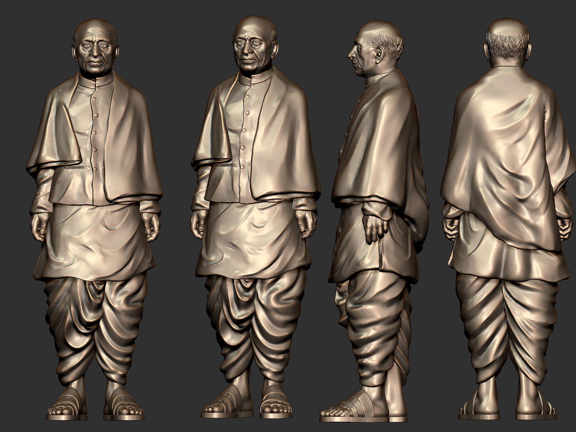 statue of unity 3D model 3D printable | CGTrader