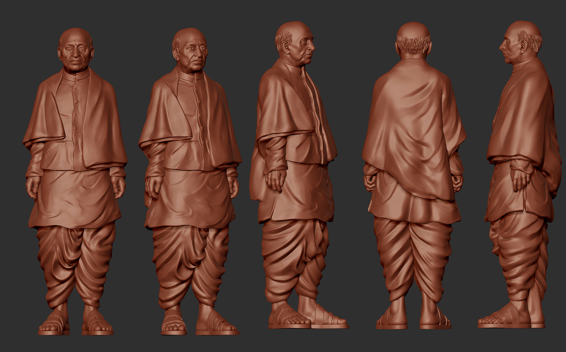 statue of unity 3D model 3D printable | CGTrader
