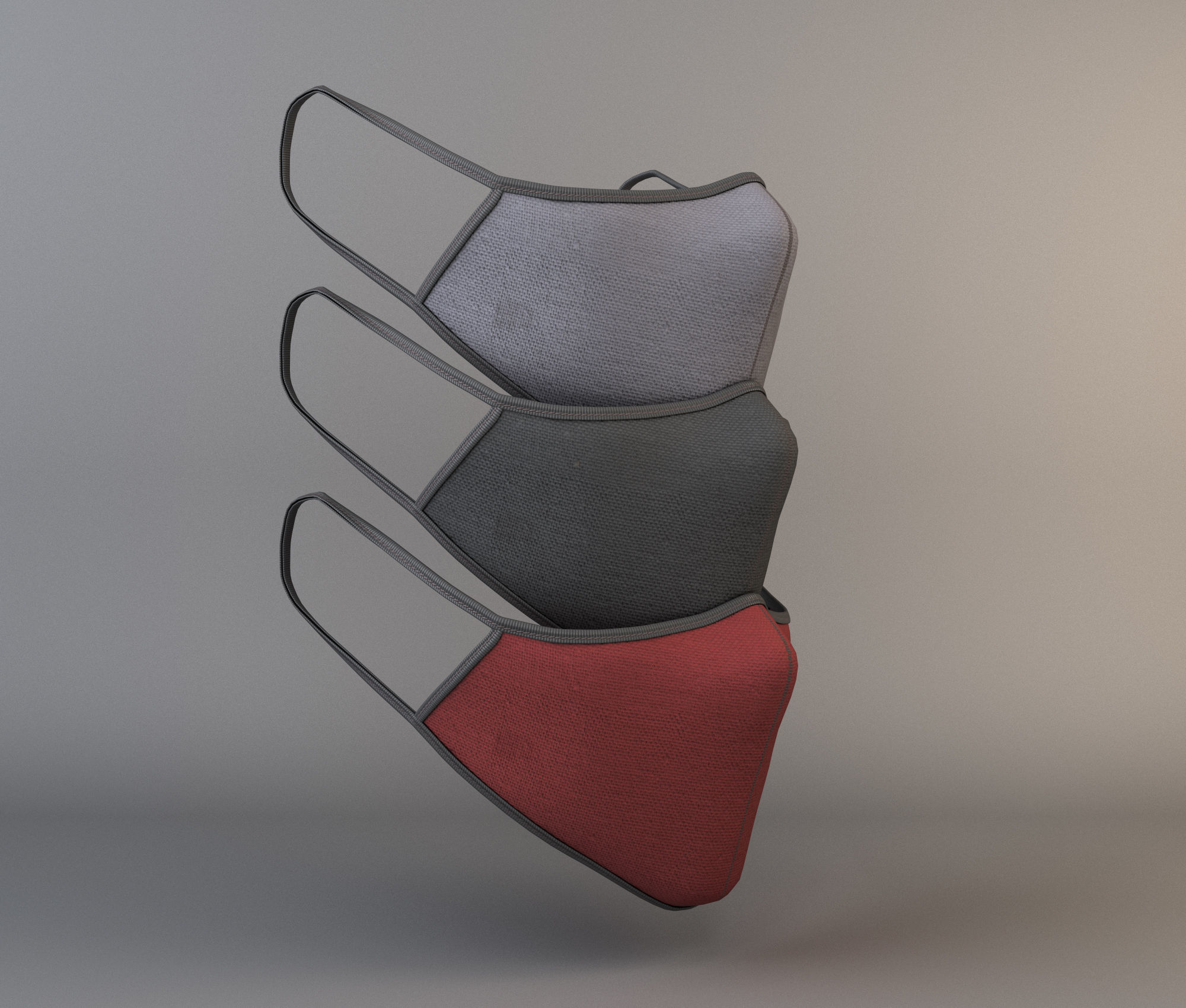 3D model Reusable medical mask VR / AR / low-poly | CGTrader