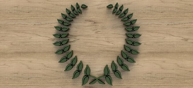 Laurel Wreath 1 3D model | CGTrader