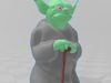 Yoda Simpsonized free 3D model 3D printable | CGTrader