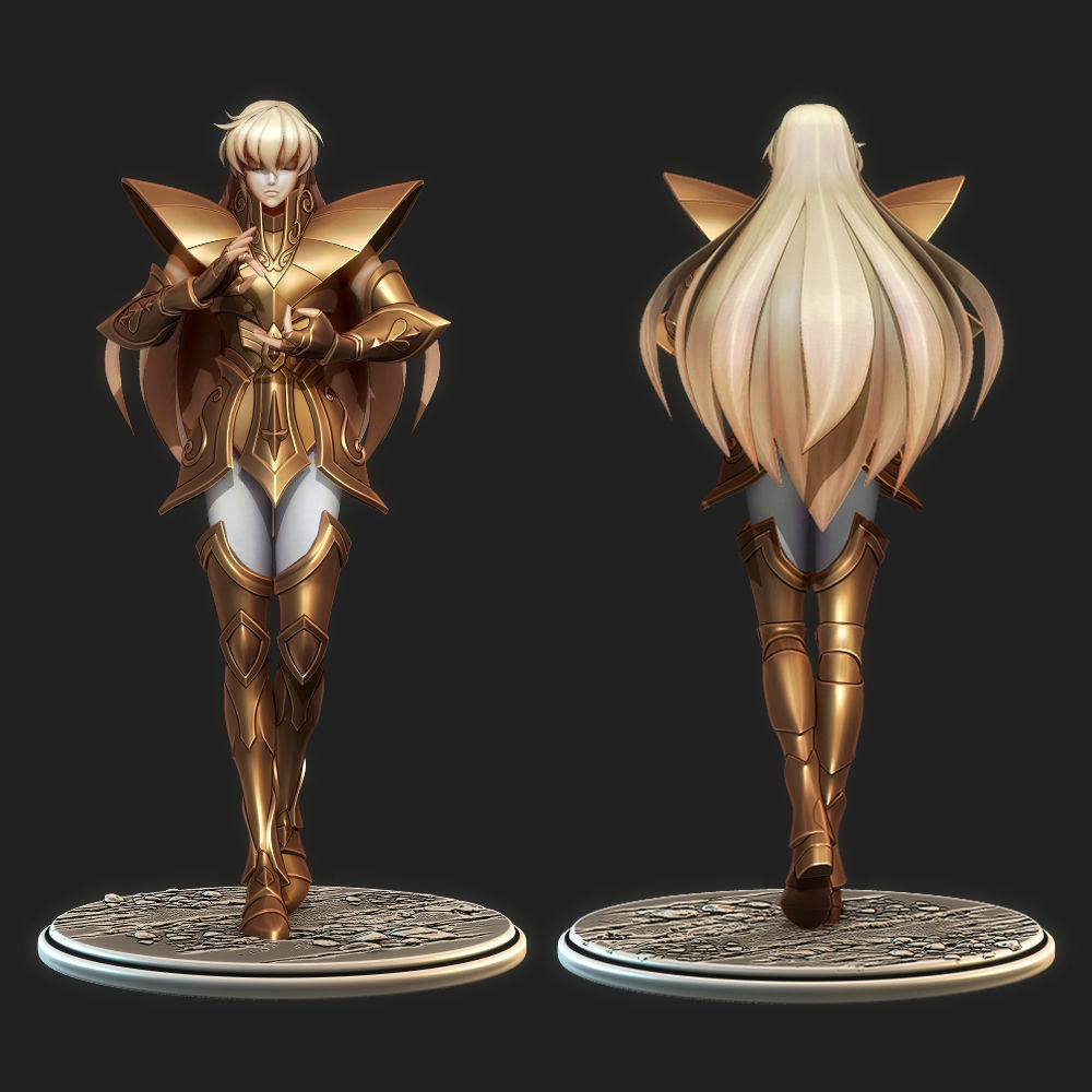Saint Seiya Shaka Virgo 3D model 3D printable | CGTrader