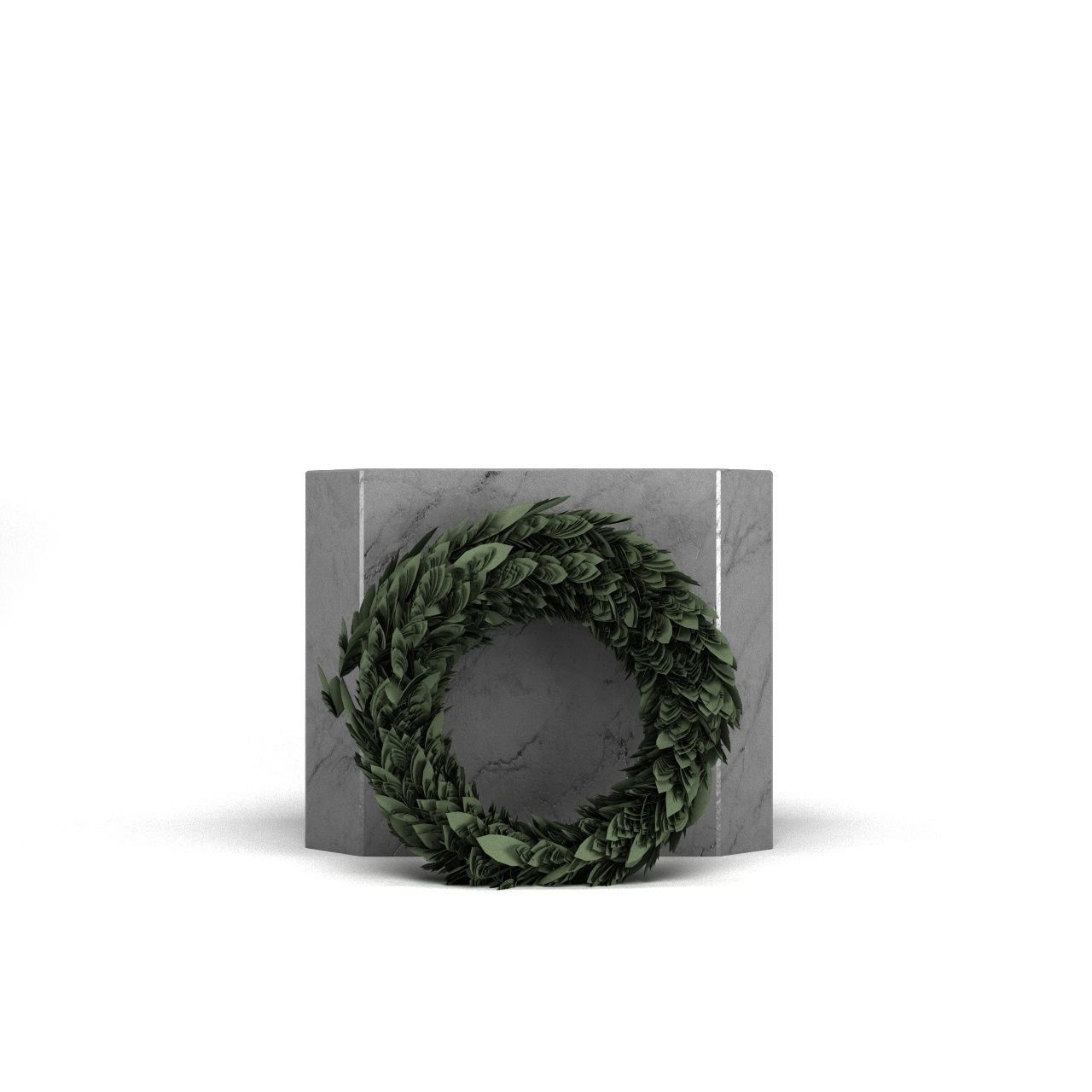 Laurel Rosette cockade and Ribbons 3D model | CGTrader