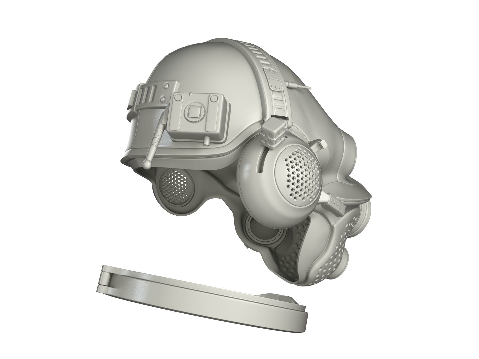 Combine Helmet from Half Life 3D model 3D printable | CGTrader