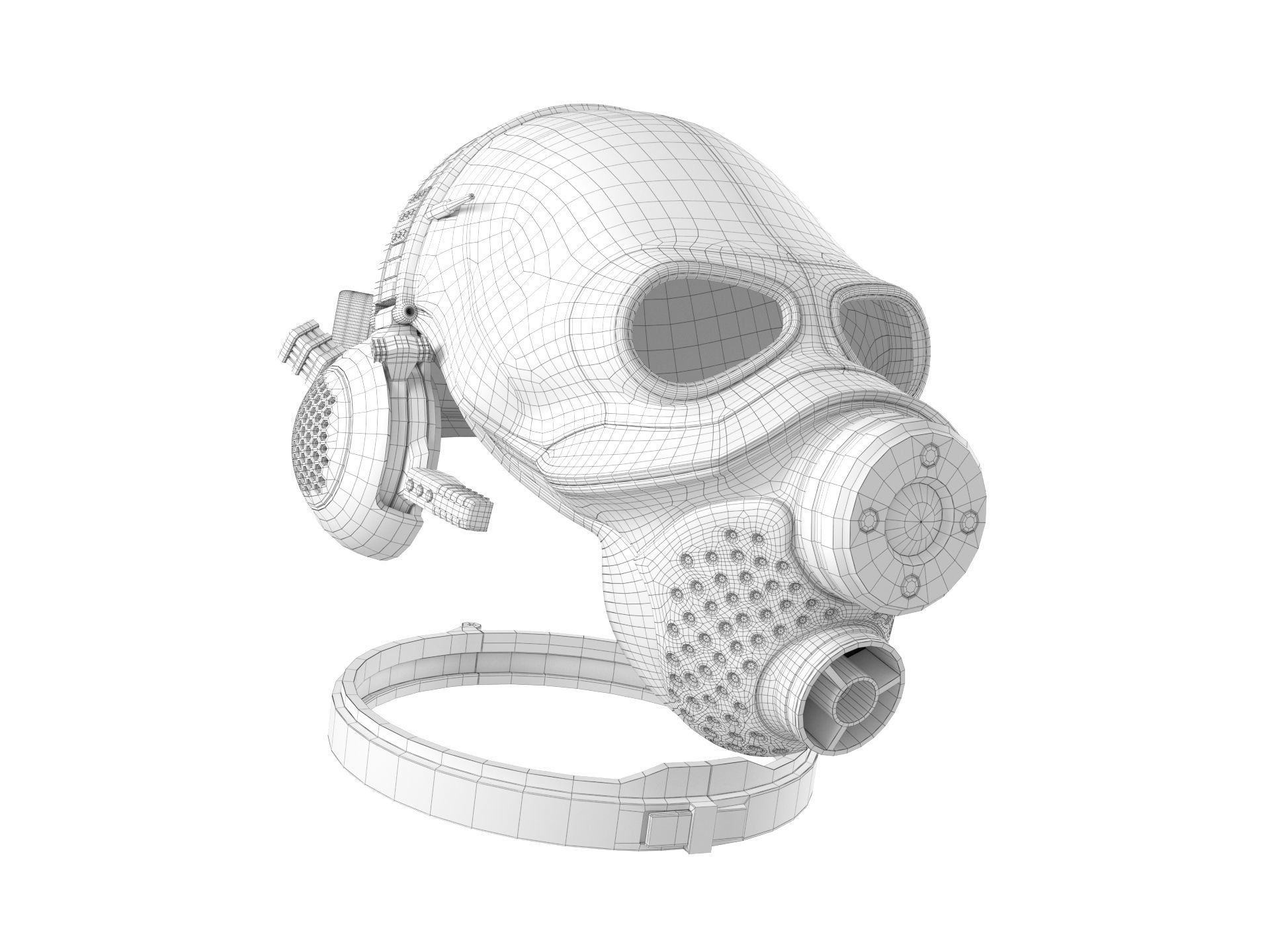 Combine Helmet from Half Life 3D model 3D printable | CGTrader