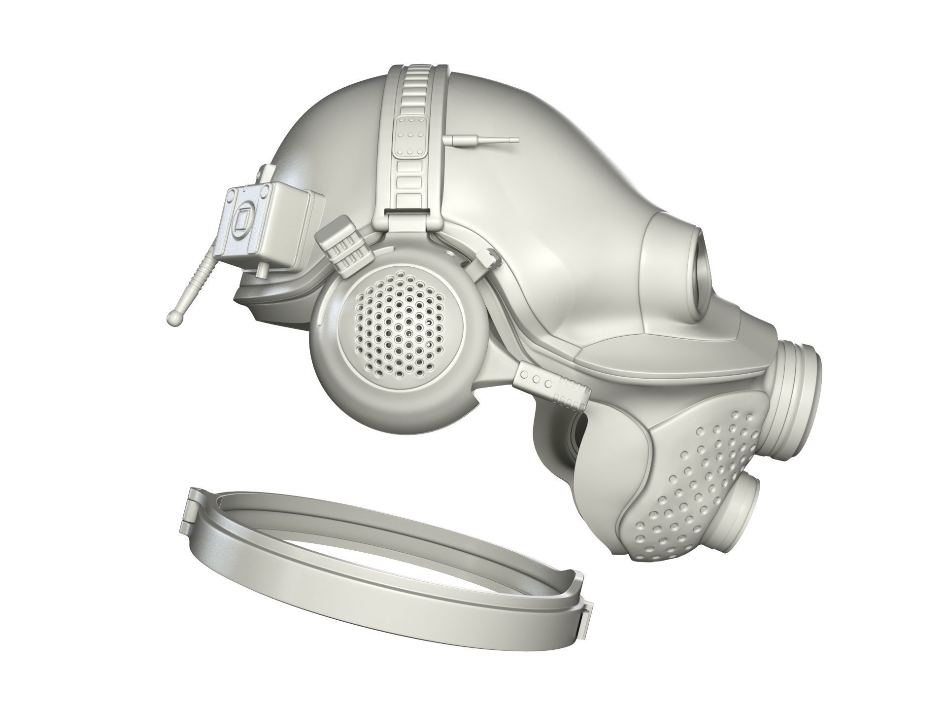 Combine Helmet from Half Life 3D model 3D printable | CGTrader