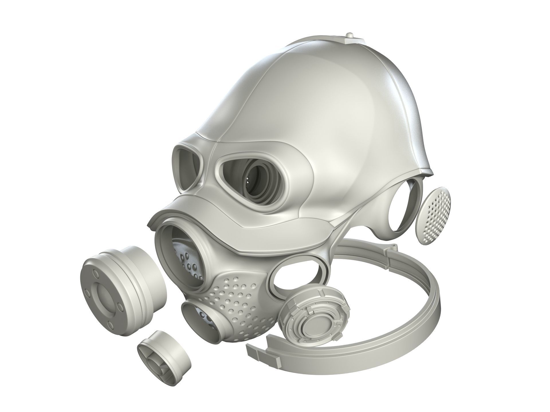 Combine Helmet from Half Life 3D model 3D printable | CGTrader