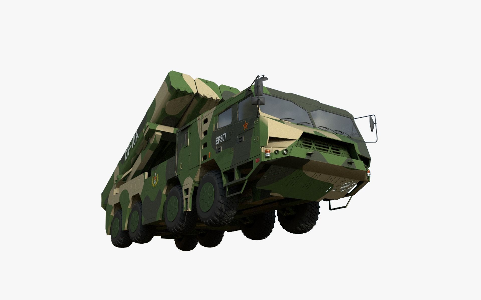 3D model DF-10A cruise missile VR / AR / low-poly | CGTrader