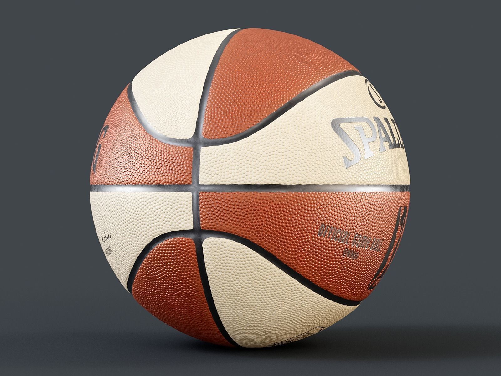 WNBA Spalding Basketball PBR 3D model | CGTrader