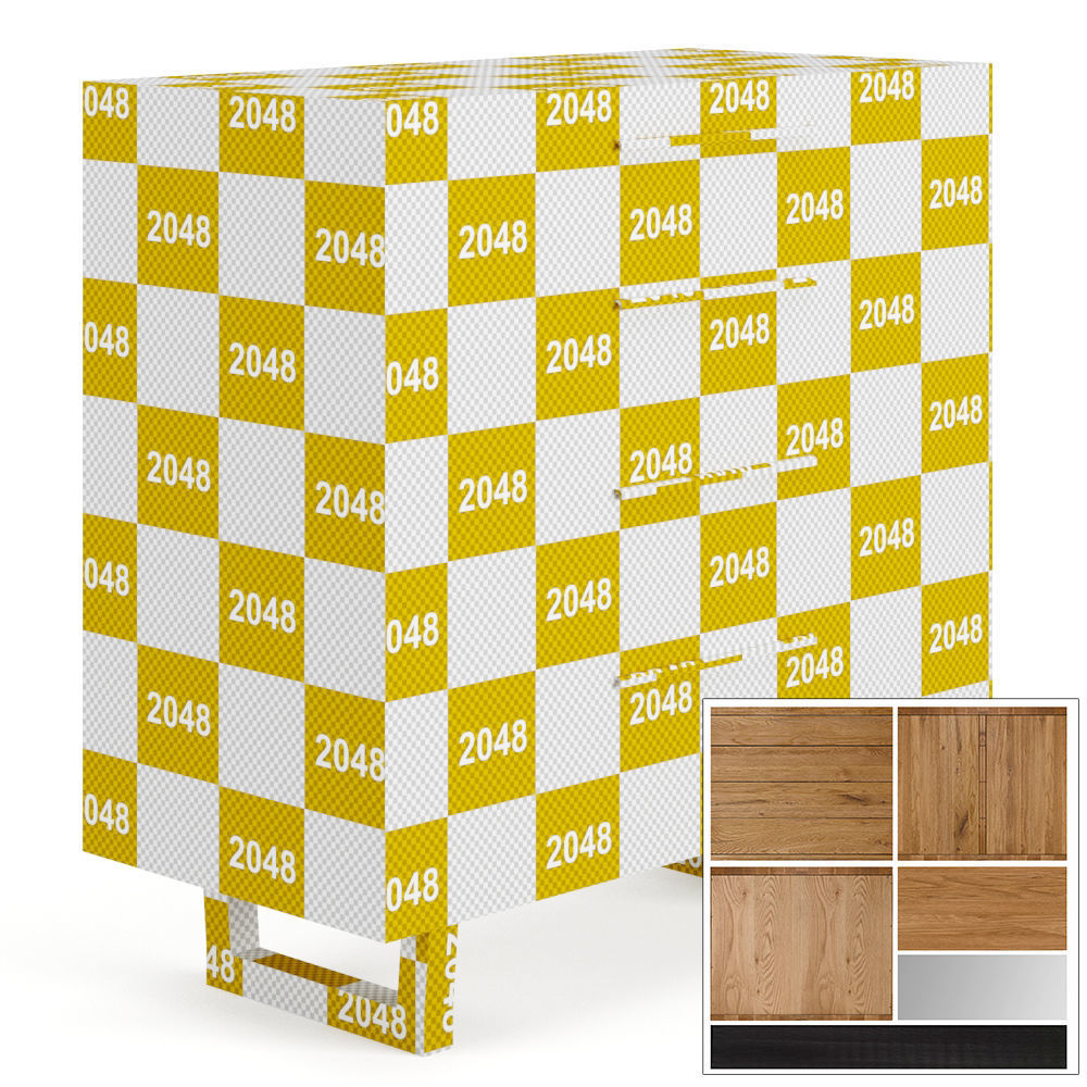 3D model TAIGA dresser VR / AR / low-poly | CGTrader