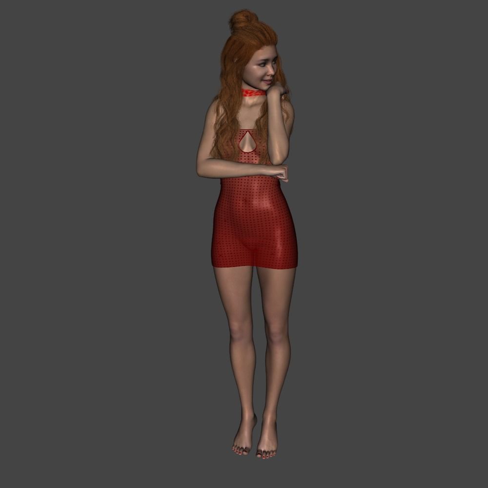 wanda -006 free 3D model | CGTrader