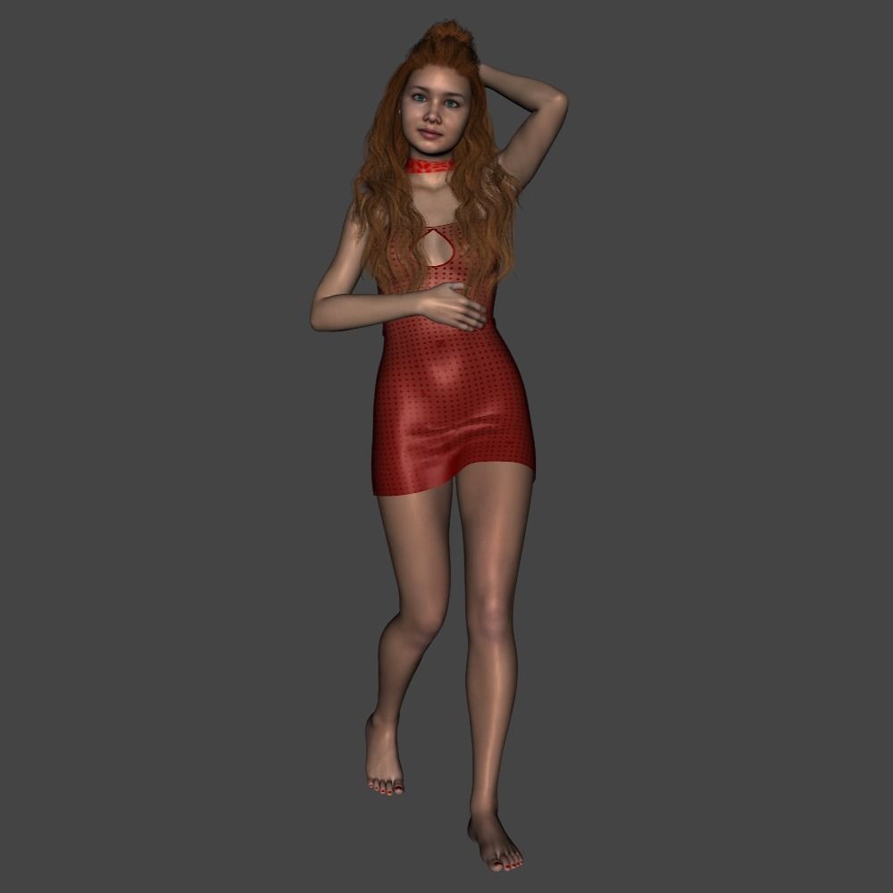 wanda -006 free 3D model | CGTrader