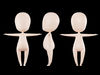 3d Low poly Cute Chibi Base Mesh Body Model free VR / AR / low-poly 3D ...