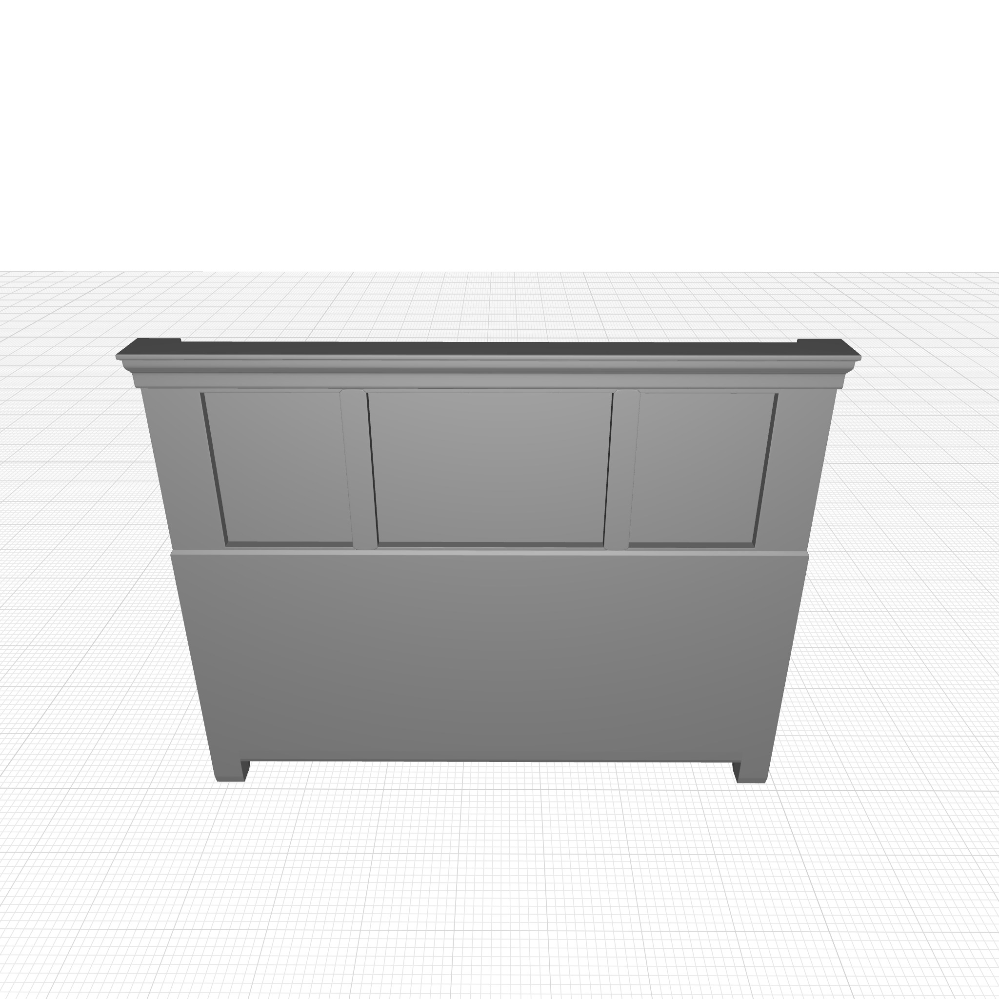 Mclane Wood Standard Bed - 2 Colour 3D model | CGTrader