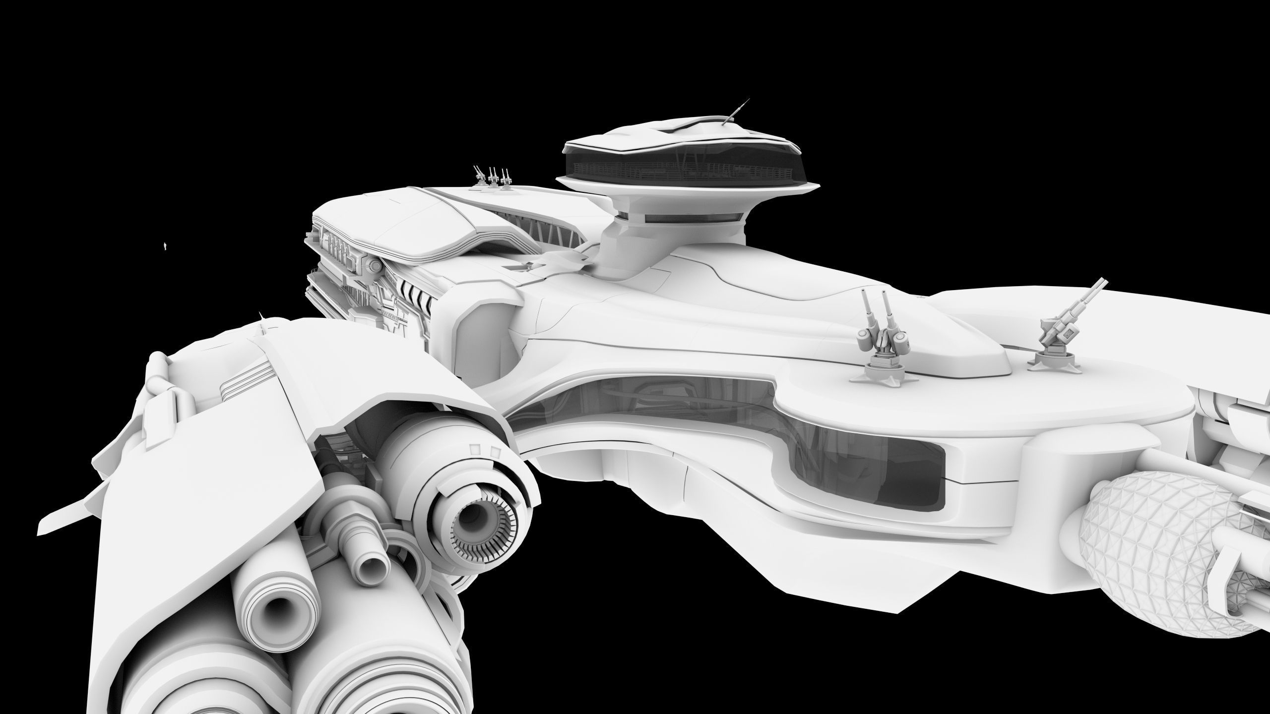 Troy Capital ship 3D model | CGTrader
