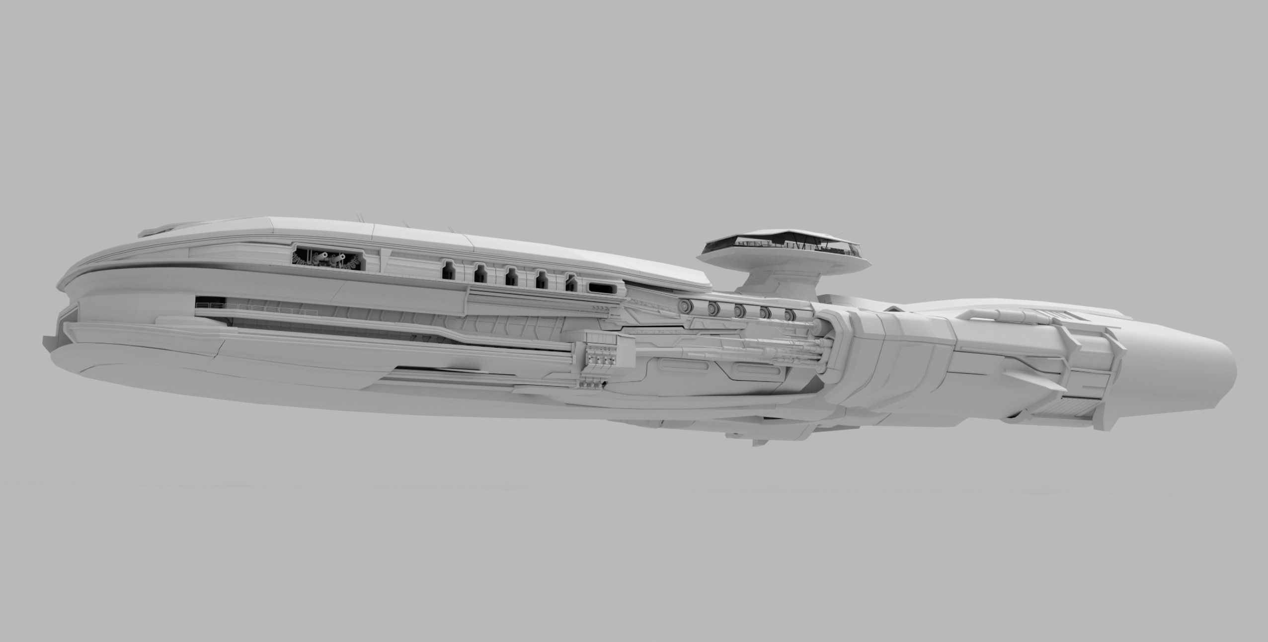 Troy Capital ship 3D model | CGTrader