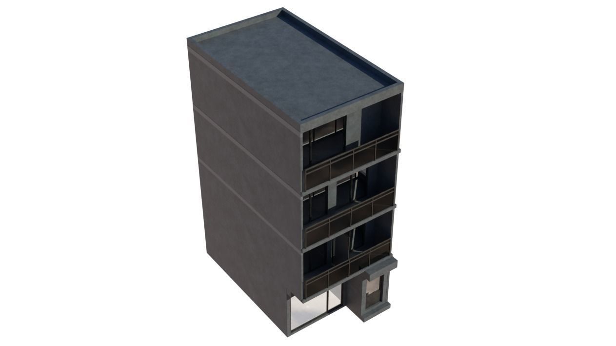 Japan city building 2 3D model | CGTrader