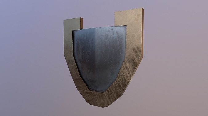 Low Poly Shield free VR / AR / low-poly 3D model | CGTrader