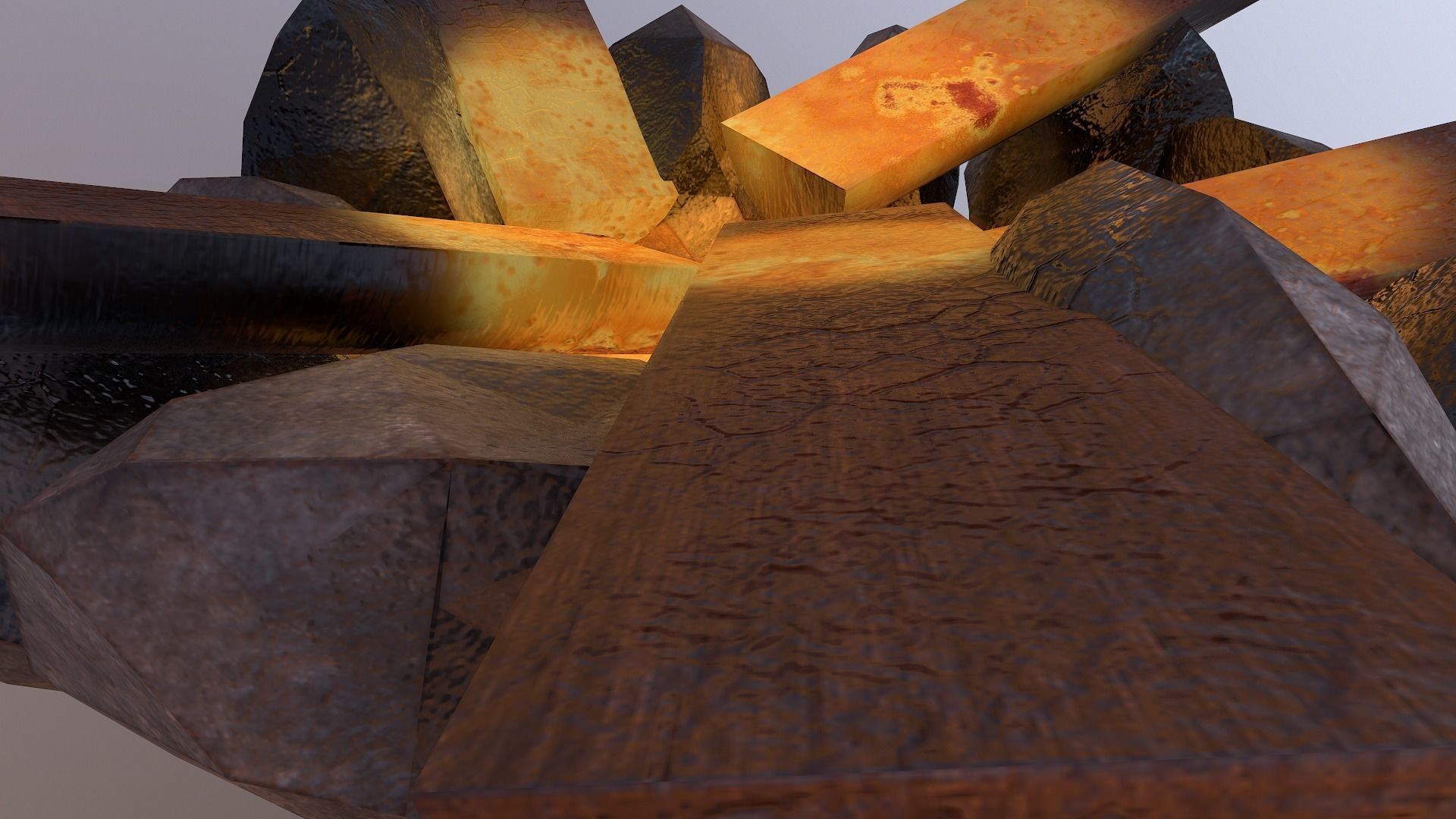 Camp Fire free VR / AR / low-poly 3D model | CGTrader