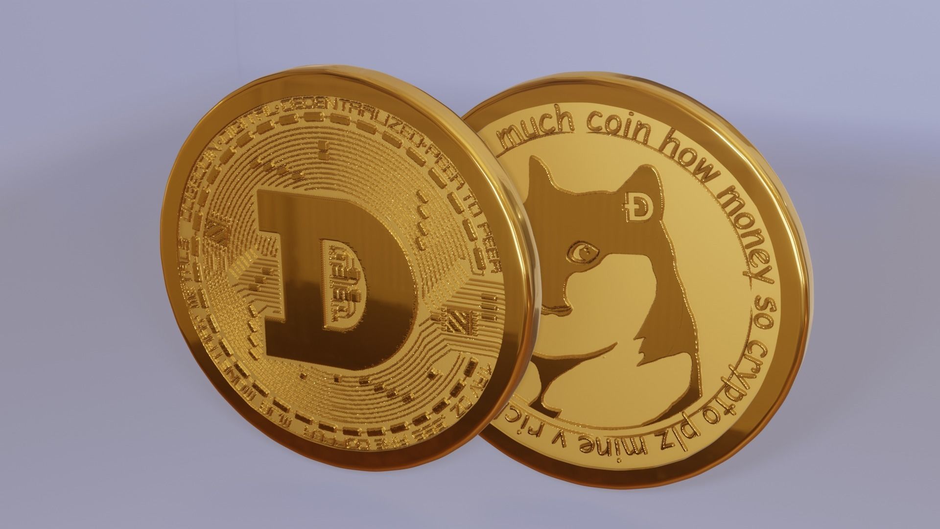 3D printable Dogecoin 3D model 3D printable | CGTrader