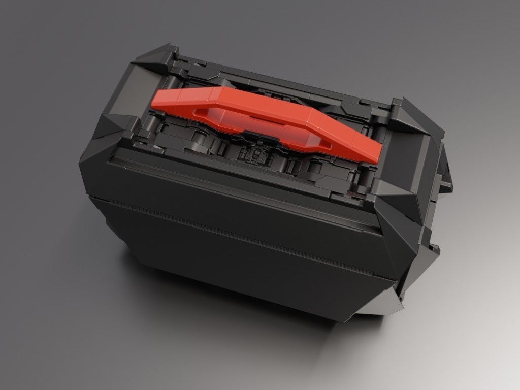 Sci-Fi Storage Crate High-poly 3D model | CGTrader