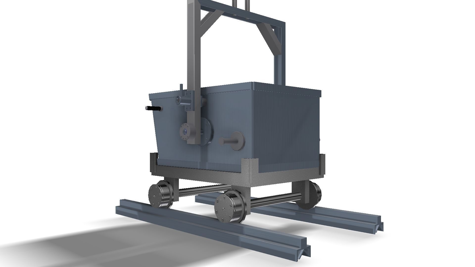 Rail steel carrying case 3D model | CGTrader