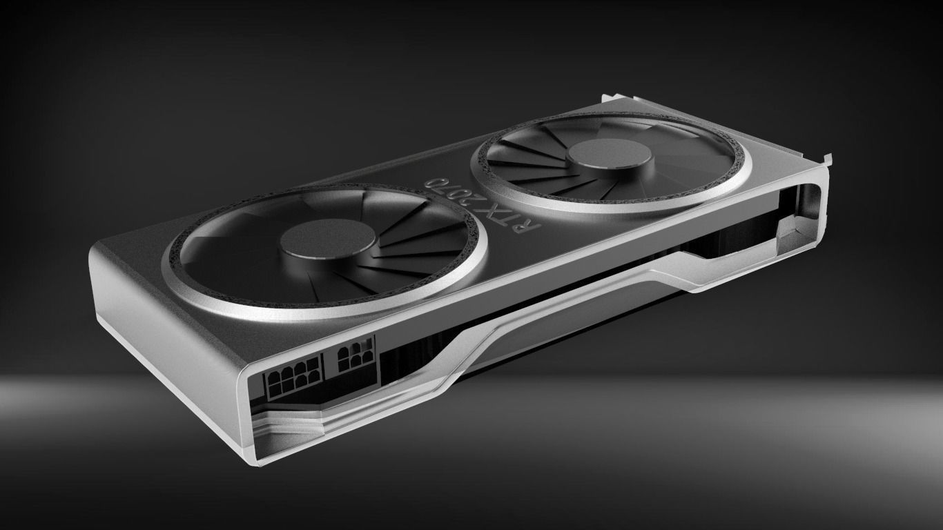 Nvidia RTX 2070 3D model | CGTrader