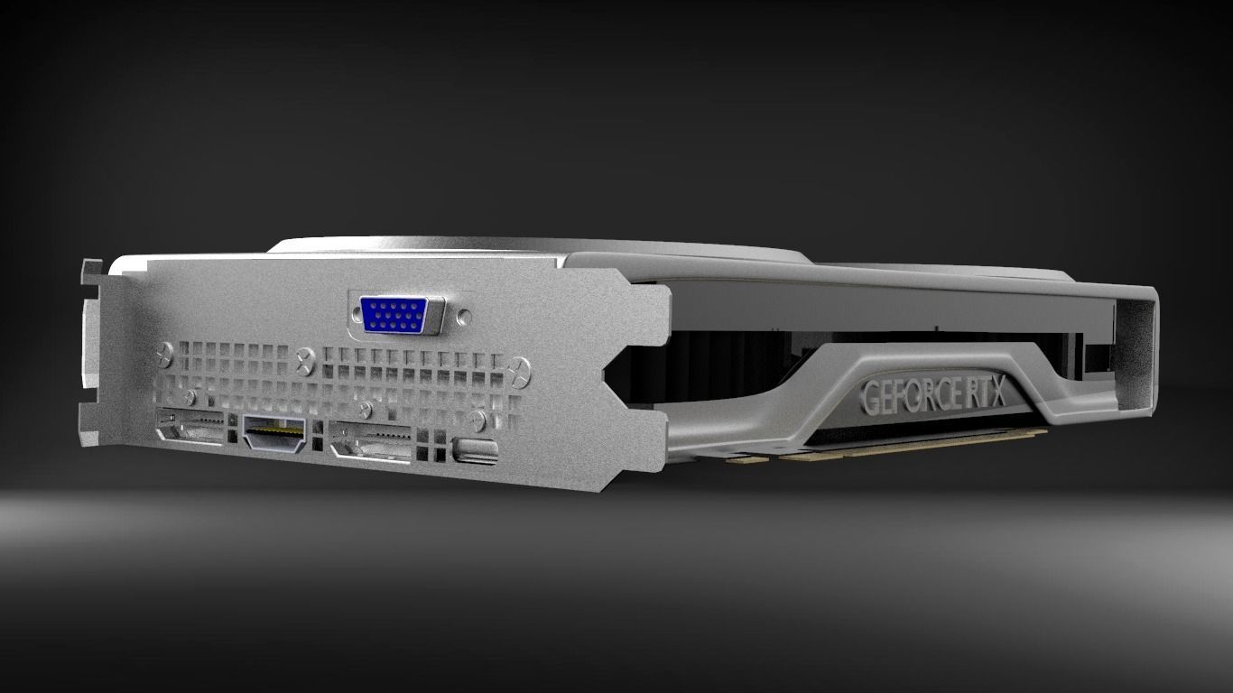Nvidia RTX 2070 3D model | CGTrader