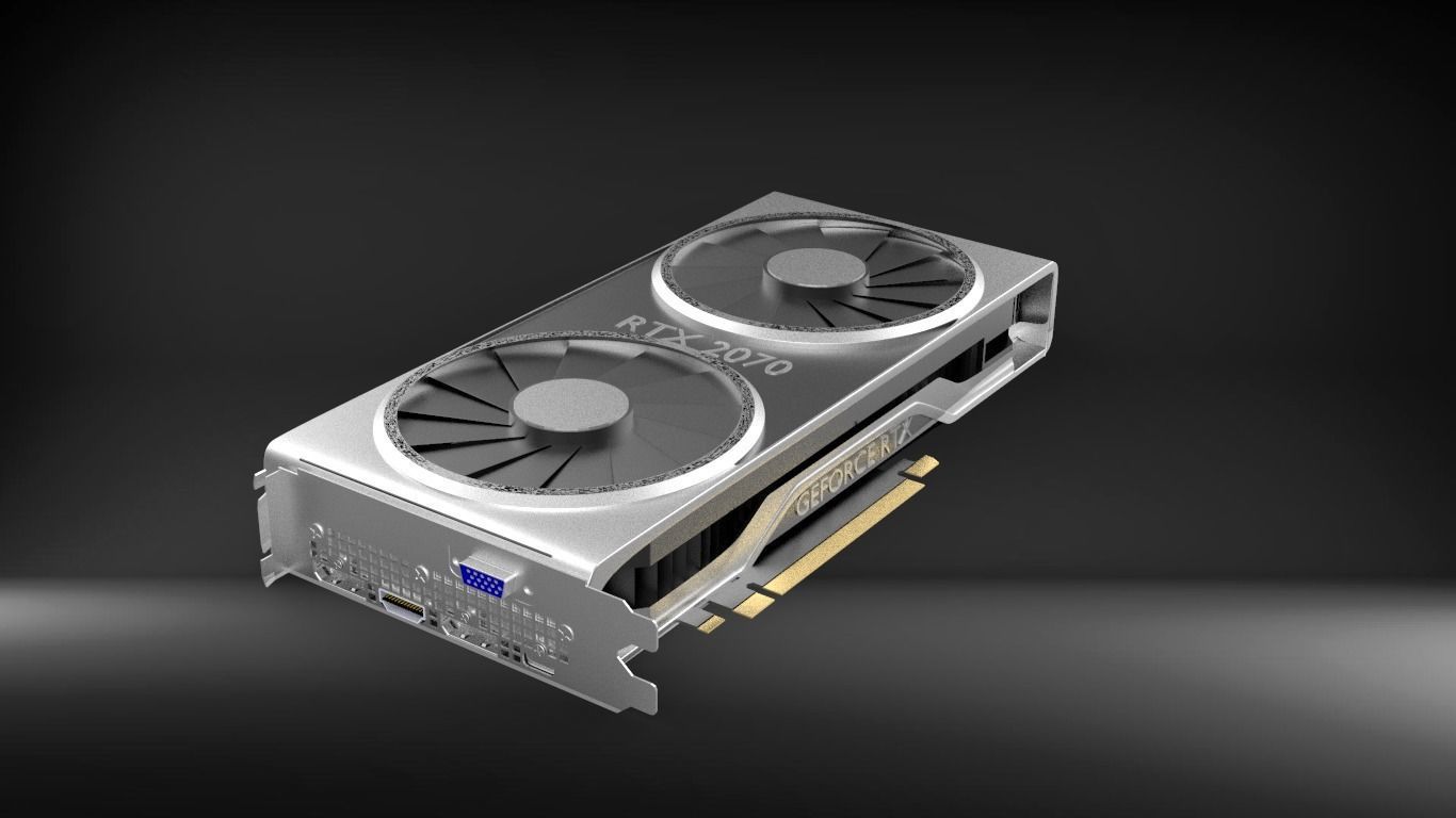 Nvidia RTX 2070 3D model | CGTrader
