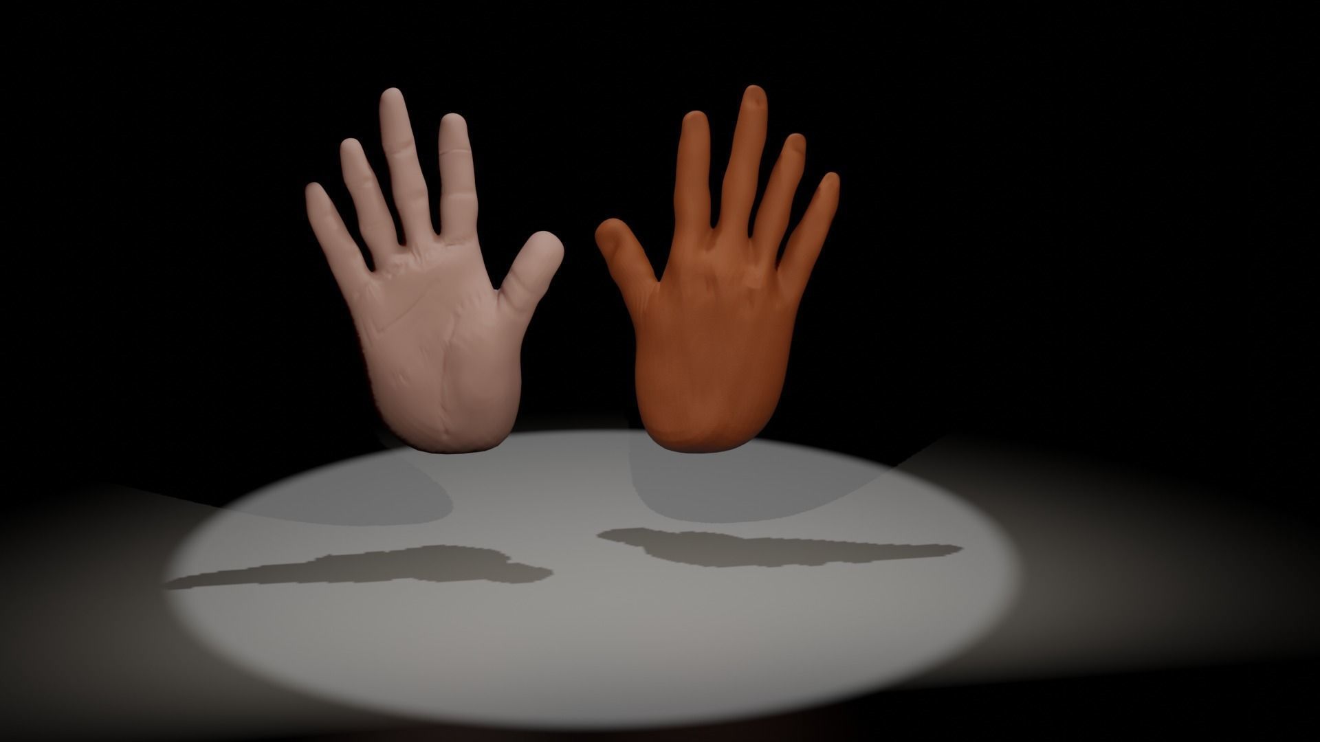 realistic human hand free 3D model | CGTrader