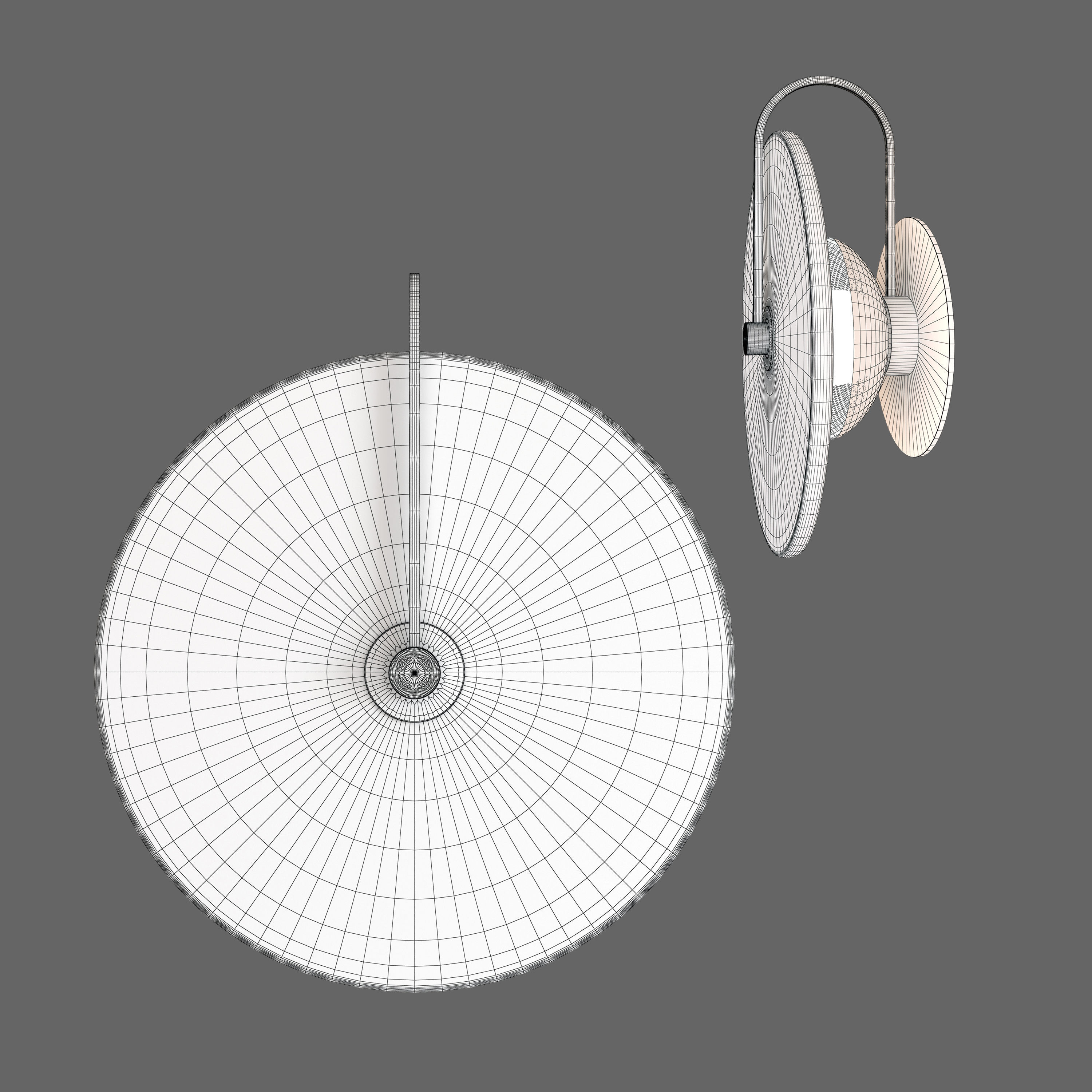 Alabaster Wall Lamp 3D model | CGTrader