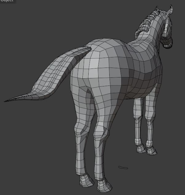 low poly 3d horse model free 3D model | CGTrader