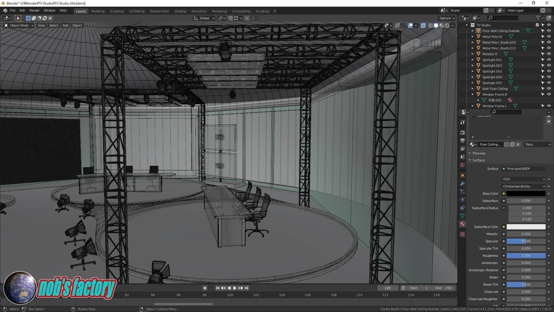 TV Studio 3D Model 3D model | CGTrader