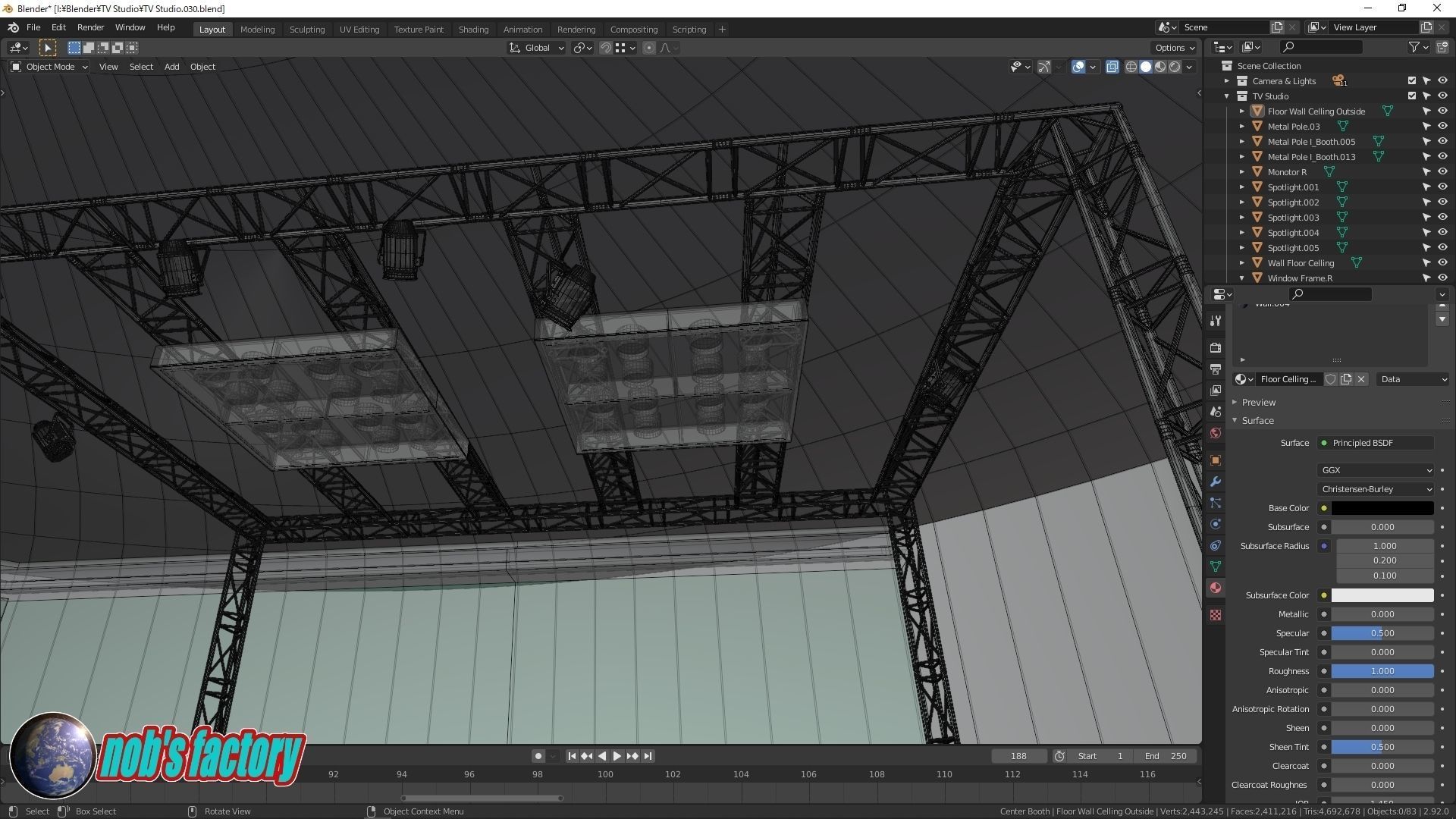 TV Studio 3D Model 3D model | CGTrader