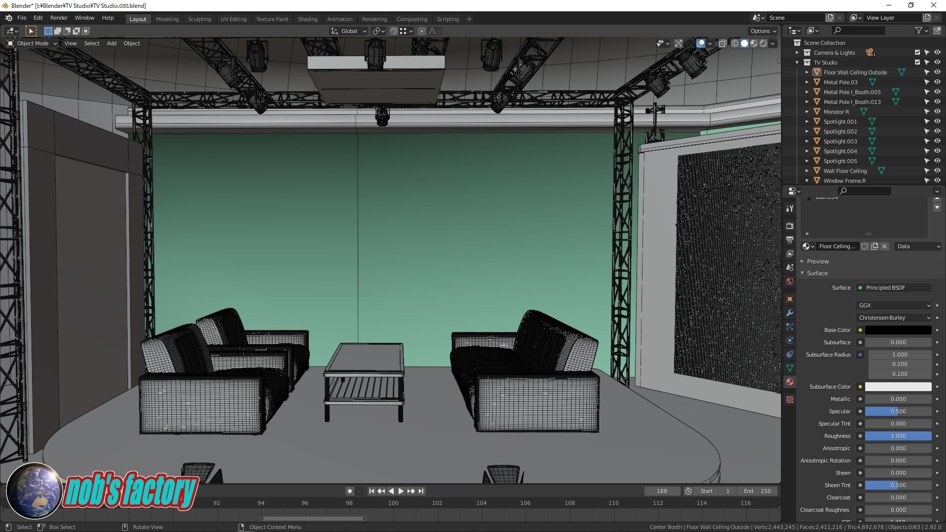 TV Studio 3D Model 3D model | CGTrader