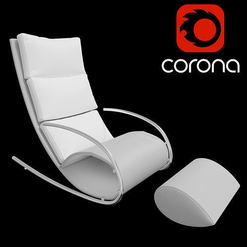 Skids designer armchair Sagamy free 3D model | CGTrader