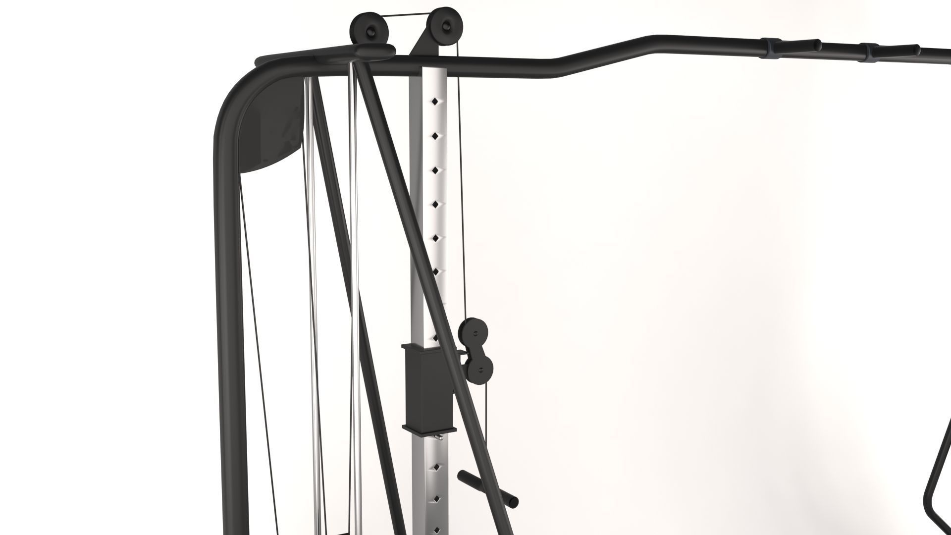 Cable Cross over Gym Machine 3D model | CGTrader